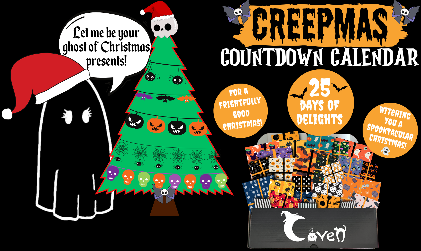 2023 Christmas Countdown Calendar - Coven - Spooktacular Subscription Boxes