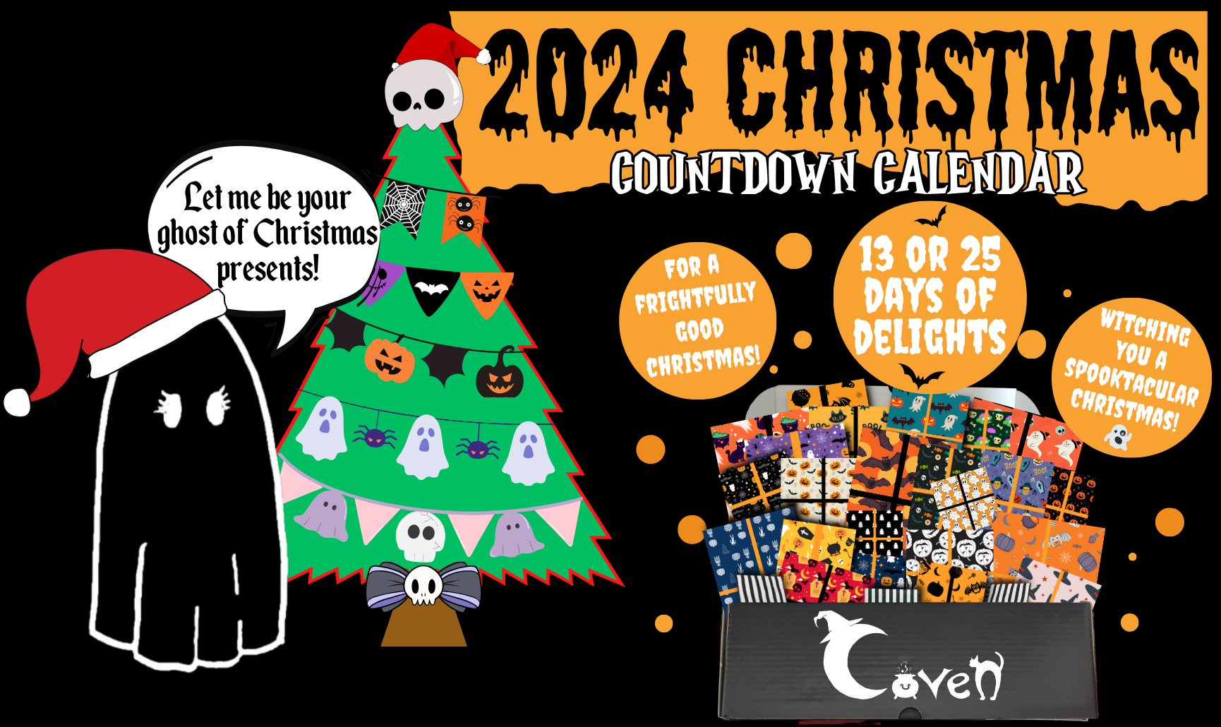2024 Christmas Countdown Calendar - Coven - Spooktacular Subscription Boxes